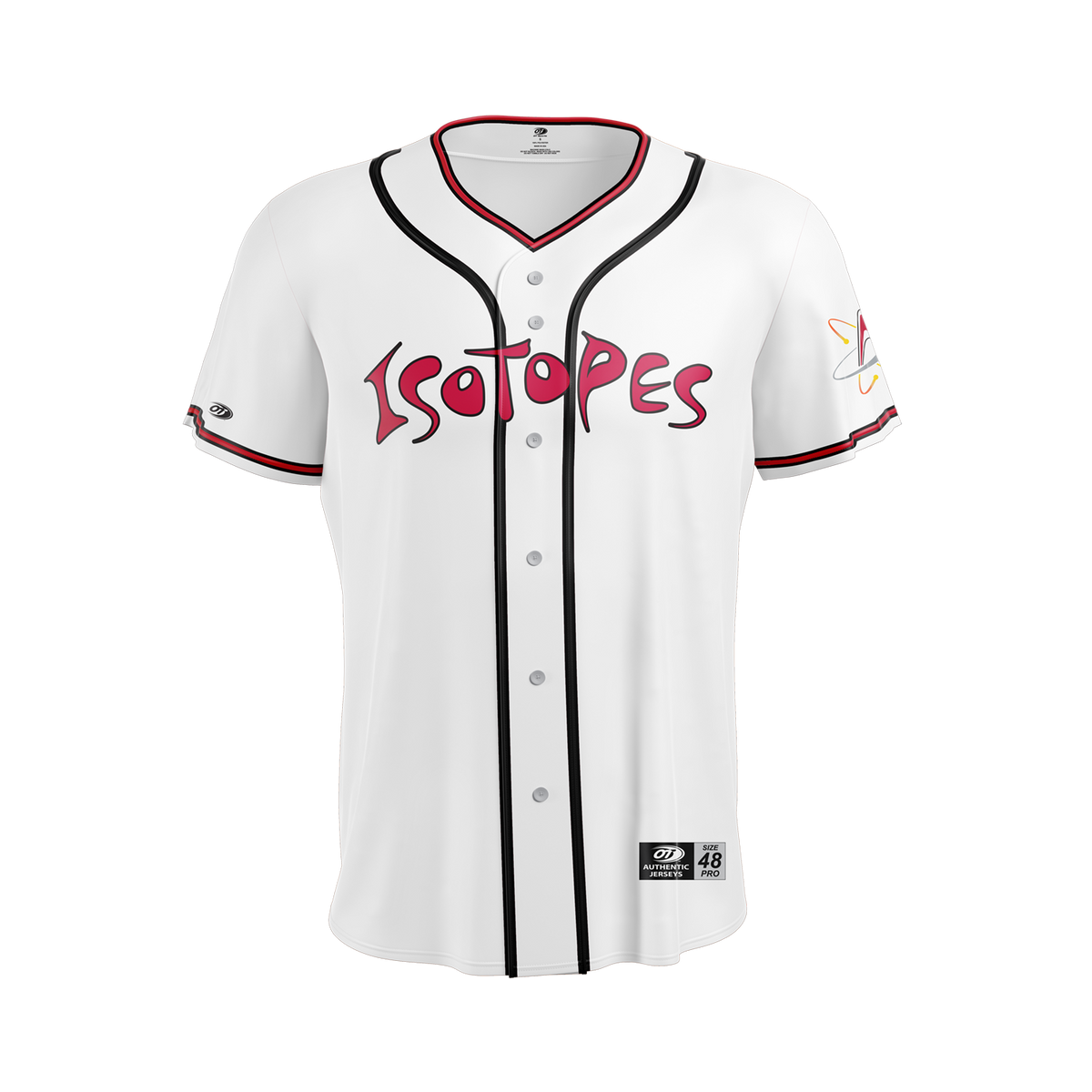 Albuquerque Isotopes Jersey-Premium White